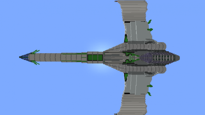 Spaceship Build -Unnamed- Minecraft Map