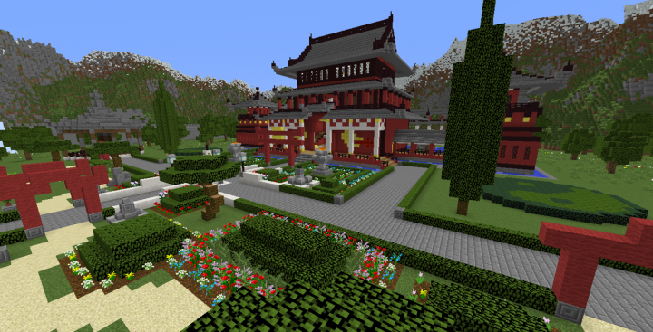 Dragon Temple Minecraft Map