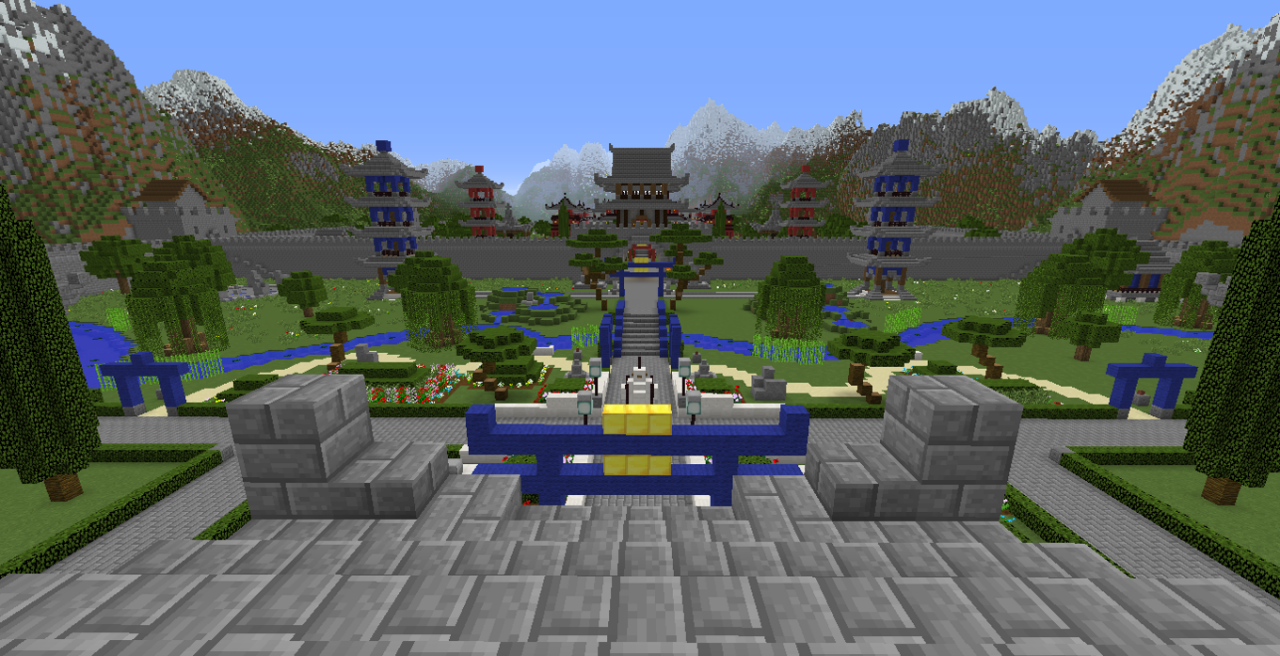 Dragon Temple Minecraft Map