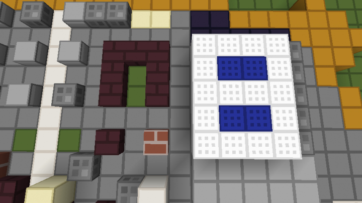 Downtown Detroit 1:52 Scale Minecraft Map