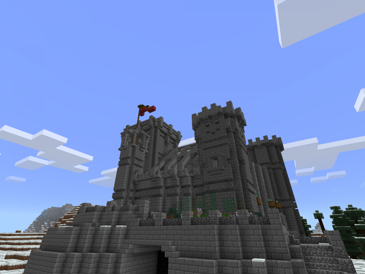 A Winter Castle Minecraft Map