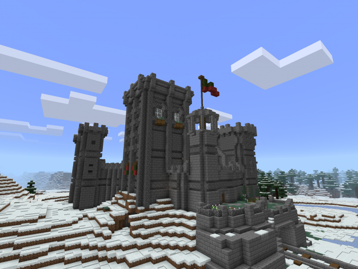 A Winter Castle Minecraft Map