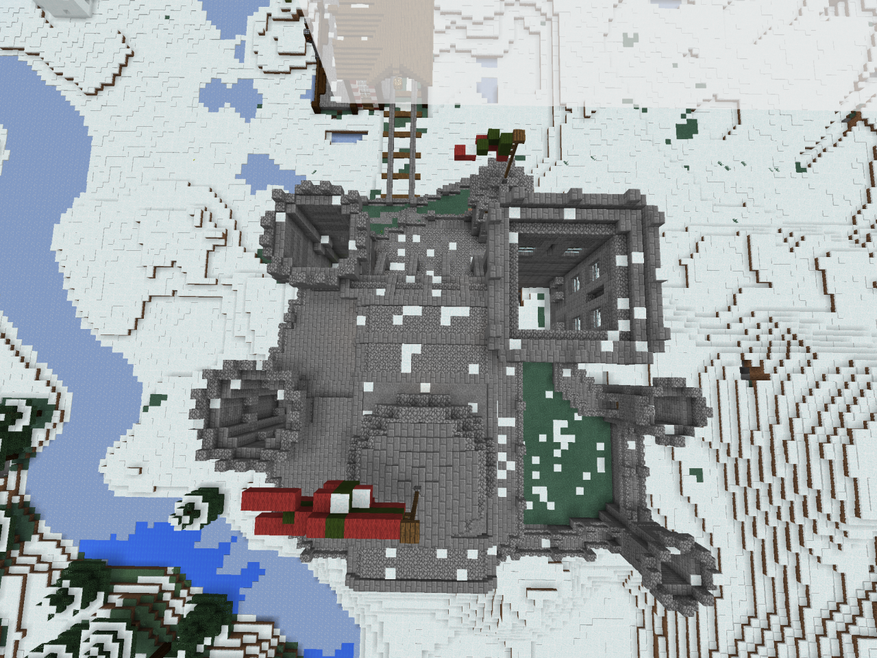 A Winter Castle Minecraft Map