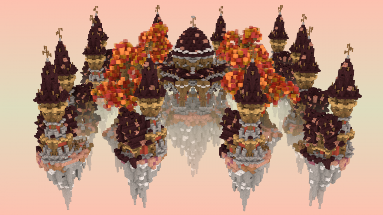 Autumn sky map Minecraft Map