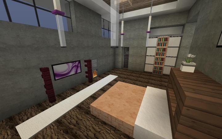 Modern House Minecraft Map