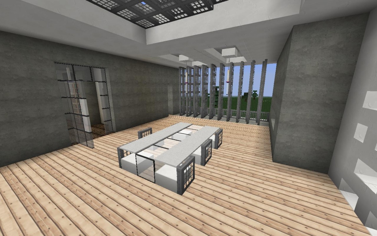 Modern House Minecraft Map