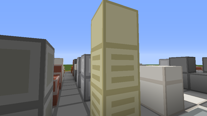 Downtown Detroit 1:52 Scale Minecraft Map