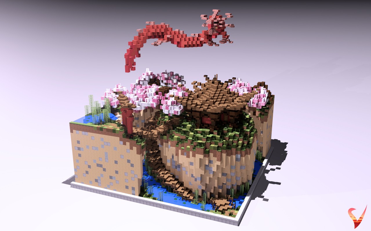 Asian plot V2. [Download] Minecraft Map