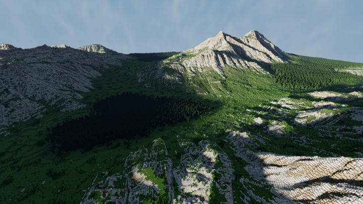 Pine Forest Mountain Thingy Minecraft Map