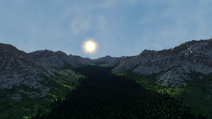 Pine Forest Mountain Thingy Minecraft Map