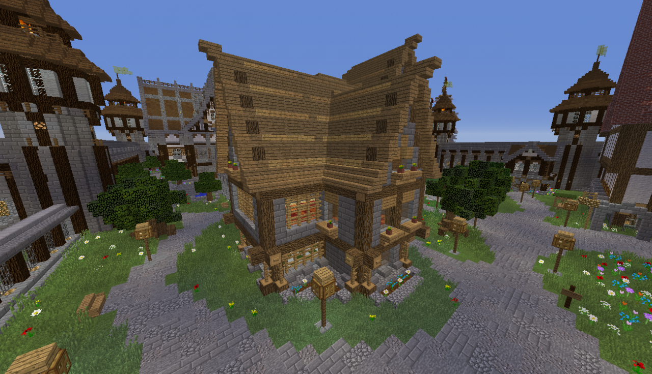 Old Project - Raider's Refuge Spawn Minecraft Map