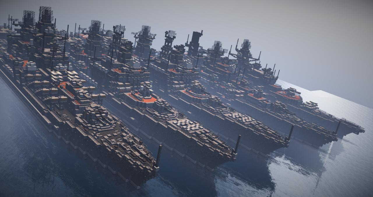 Warships like the Soviet Navy Minecraft Map