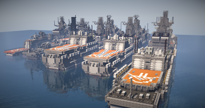 Warships like the Soviet Navy Minecraft Map
