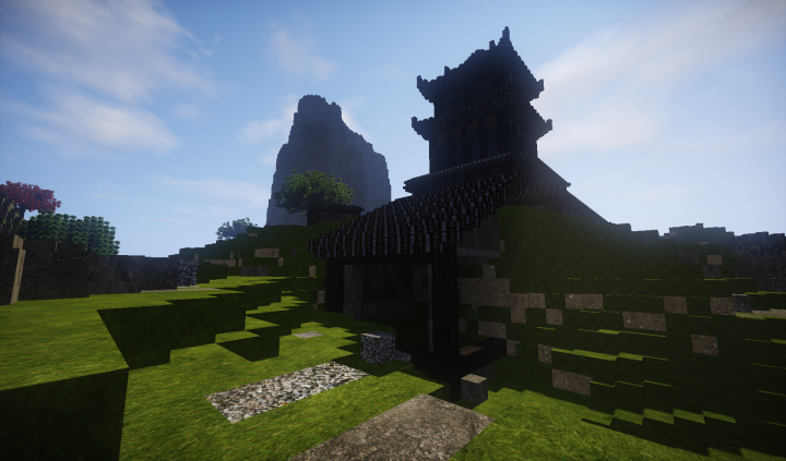 Illustration of Oriental Build Minecraft Map