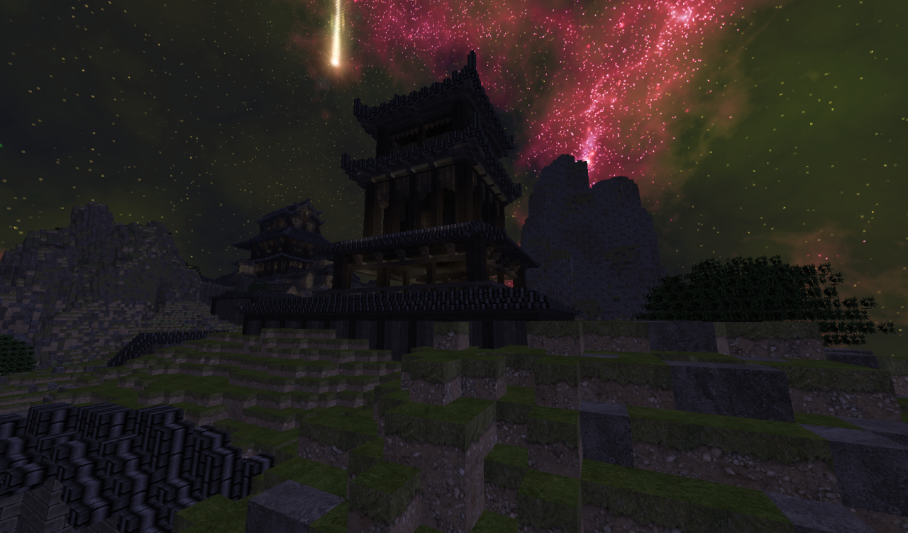 Illustration of Oriental Build Minecraft Map