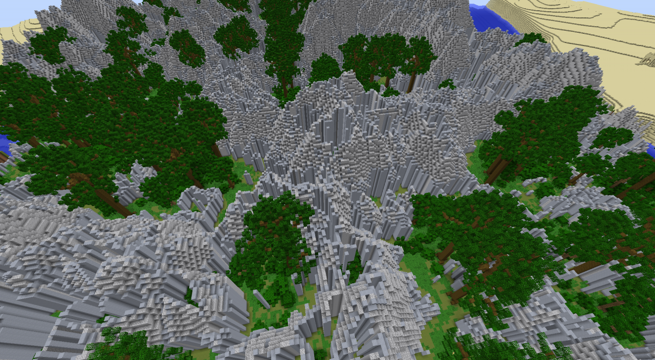 Fafhrinduir - 5K Fantasy Terrain Minecraft Map
