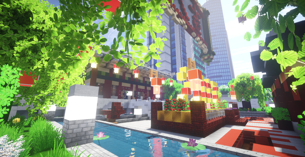[GN]New Year'sStyle—architecture of Chinese New Year Minecraft Map