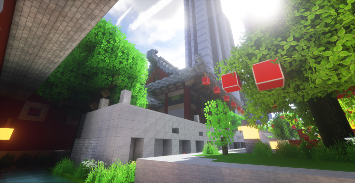 [GN]New Year'sStyle—architecture of Chinese New Year Minecraft Map