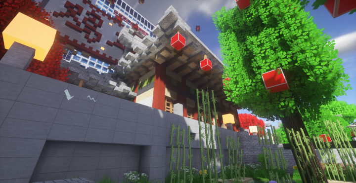 [GN]New Year'sStyle—architecture of Chinese New Year Minecraft Map