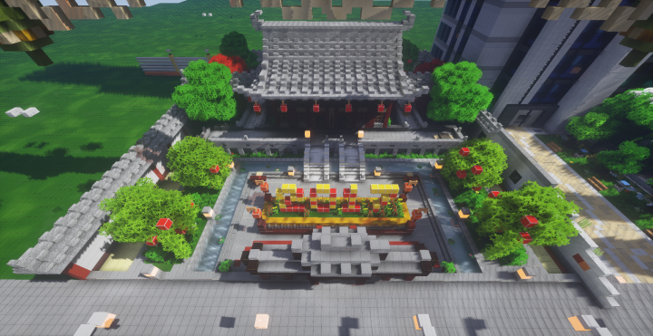 [GN]New Year'sStyle—architecture of Chinese New Year Minecraft Map