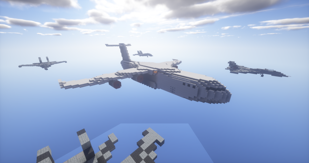Military transport aircraft Minecraft Map