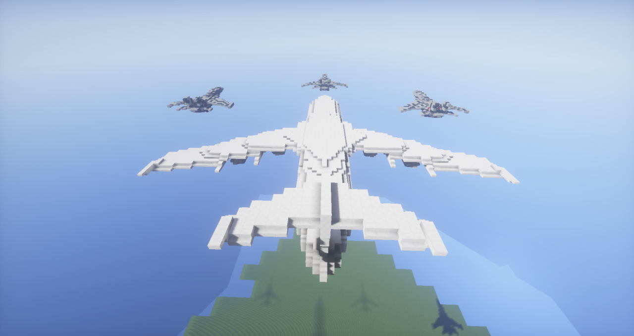 Military transport aircraft Minecraft Map