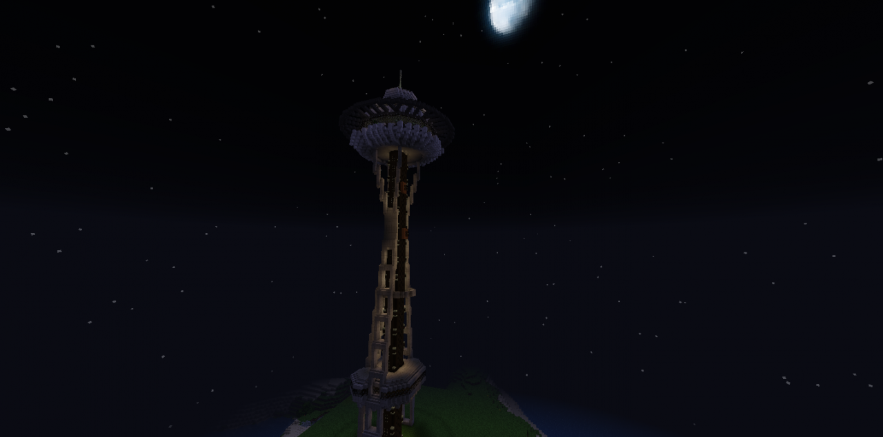 Seattle Space Needle | Small Project | Minecraft Map