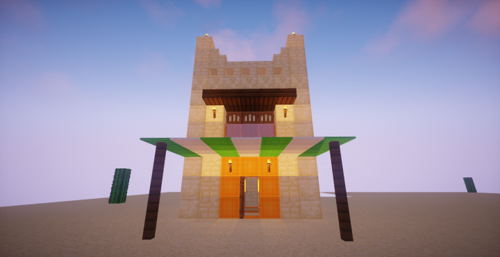 Desert House Minecraft Map