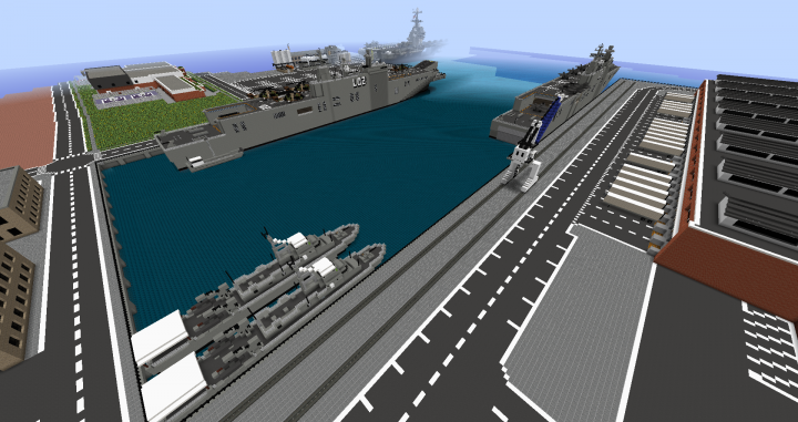 minecraft naval base fort tesla Minecraft Map