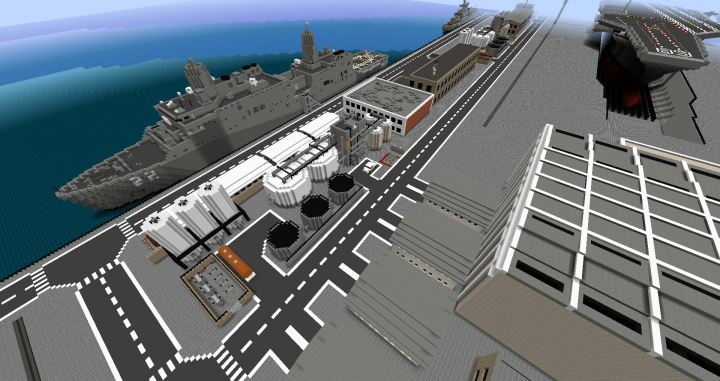 minecraft naval base fort tesla Minecraft Map