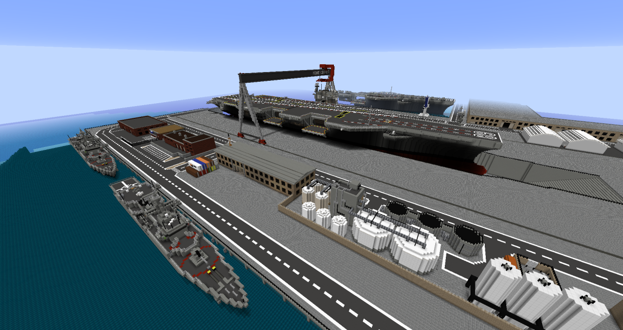 minecraft naval base fort tesla Minecraft Map