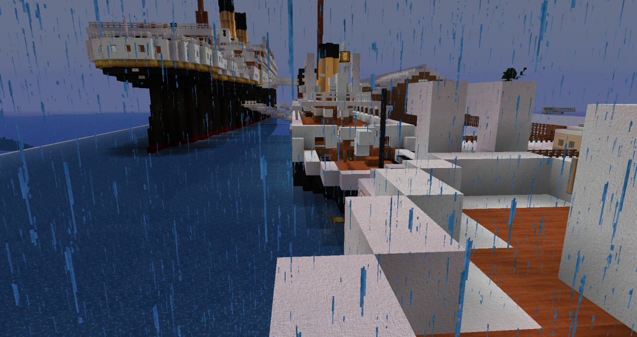 RMS OLYMPIC 1913 + Dockyards Minecraft Map
