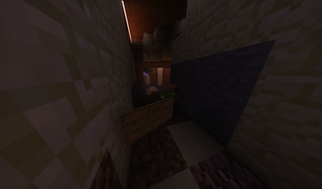 Cave house+Secret place Minecraft Map