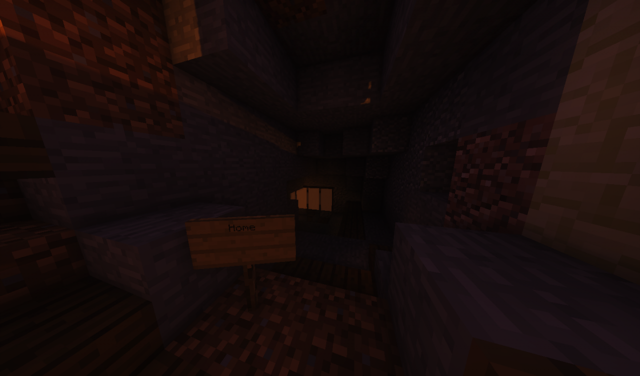 Cave house+Secret place Minecraft Map