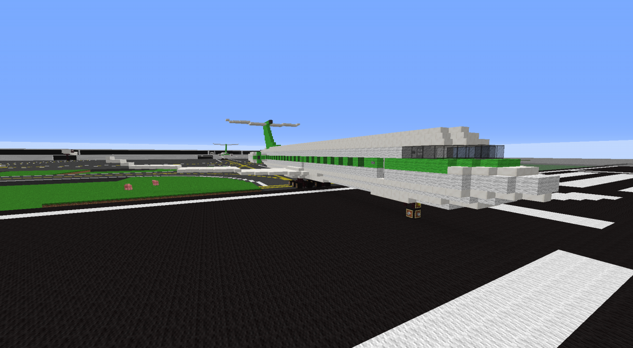 DC-9 Inspired Aircraft Minecraft Map