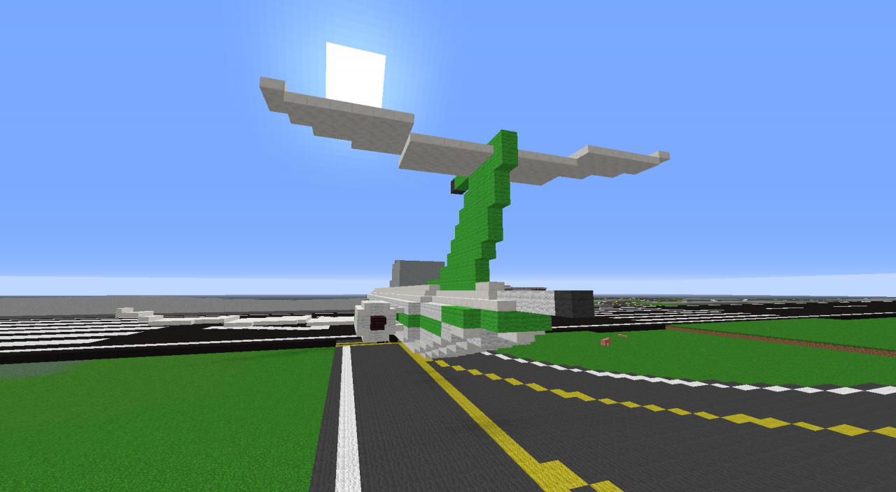 DC-9 Inspired Aircraft Minecraft Map