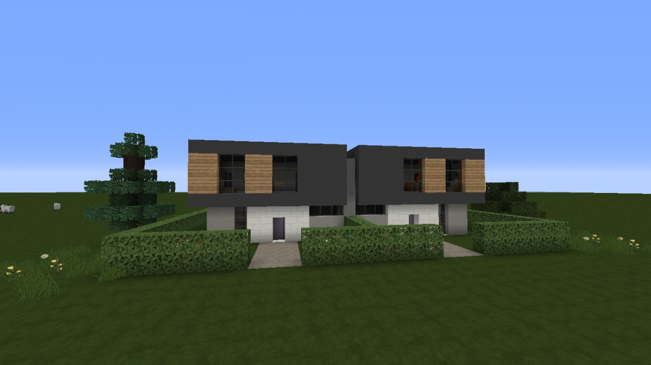 Minecraft Modern Town House (full interior) Minecraft Map