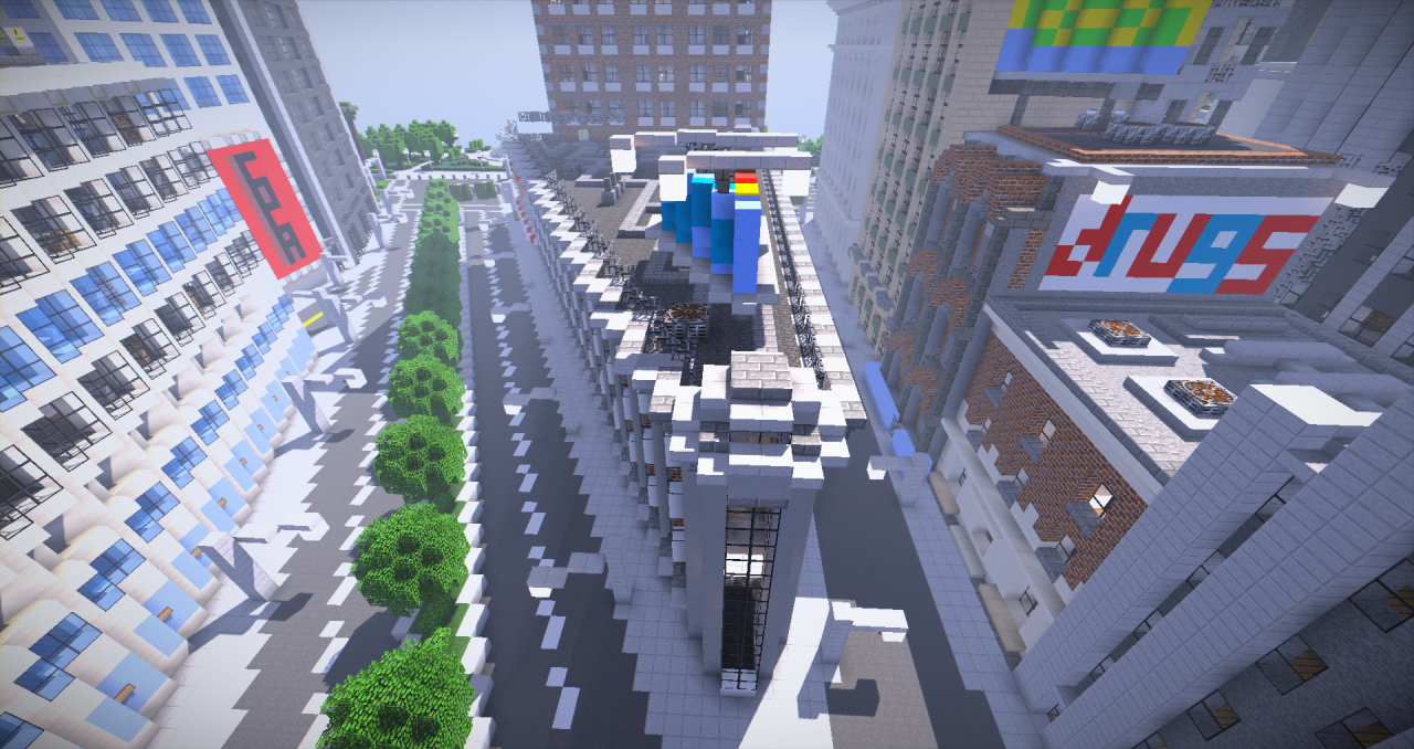 Ashfield TV Broadcast Center Minecraft Map