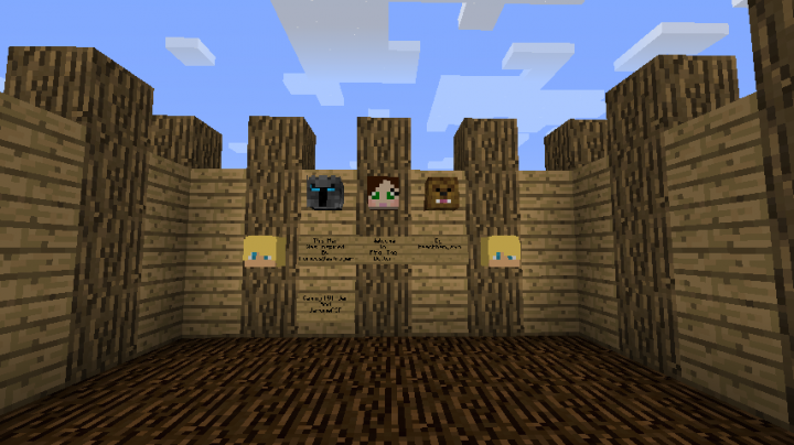 Find The button Minecraft Map