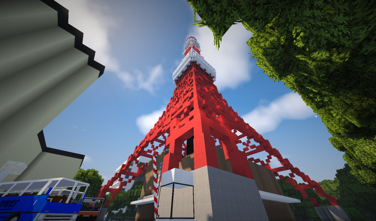 Tokyo Tower - (東京タワー) - Revamp Minecraft Map