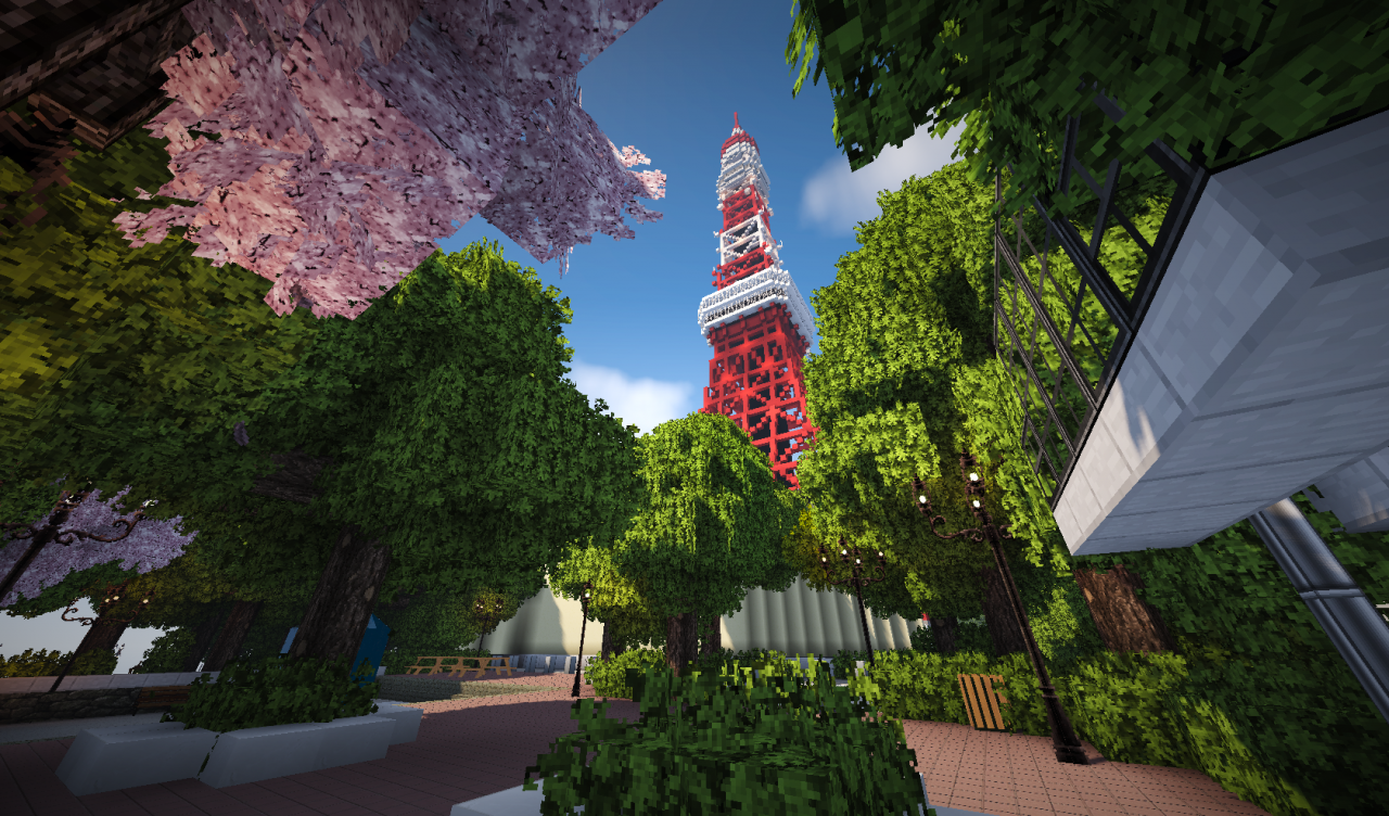 Tokyo Tower - (東京タワー) - Revamp Minecraft Map