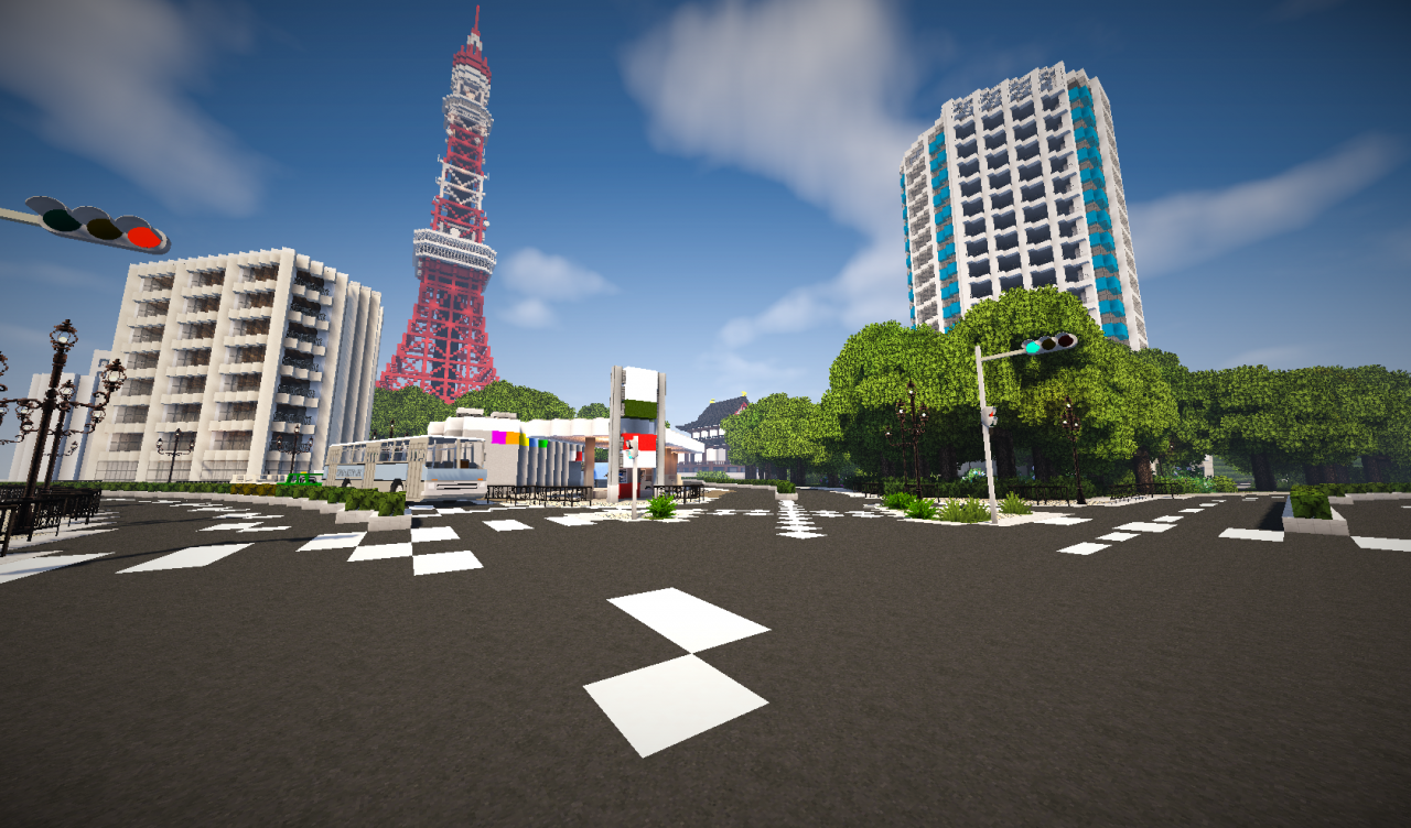 Tokyo Tower - (東京タワー) - Revamp Minecraft Map