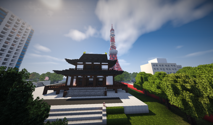 Tokyo Tower - (東京タワー) - Revamp Minecraft Map