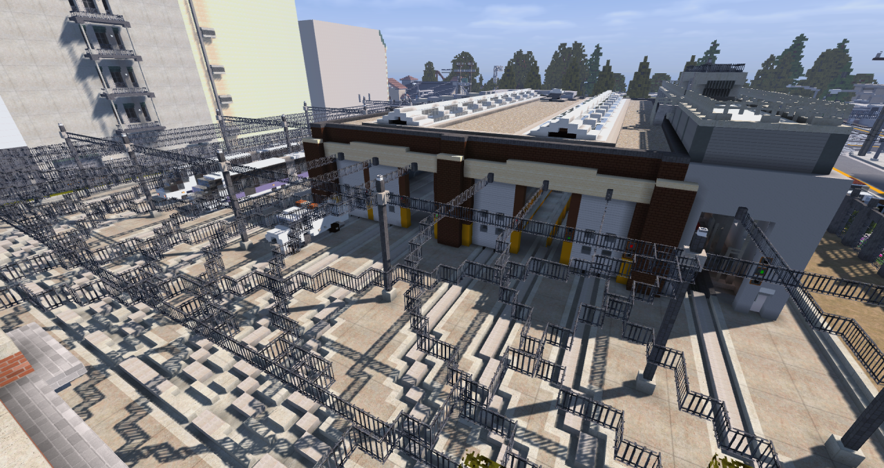 Tram Carhouse | TRS Minecraft Map