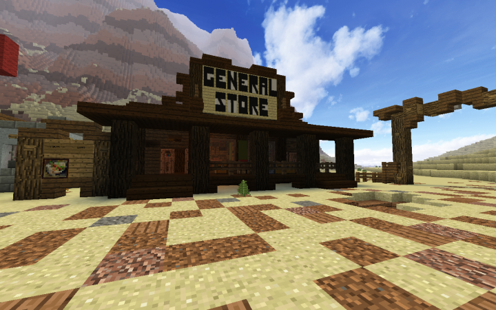 Dust City - Wild West Town Minecraft Map