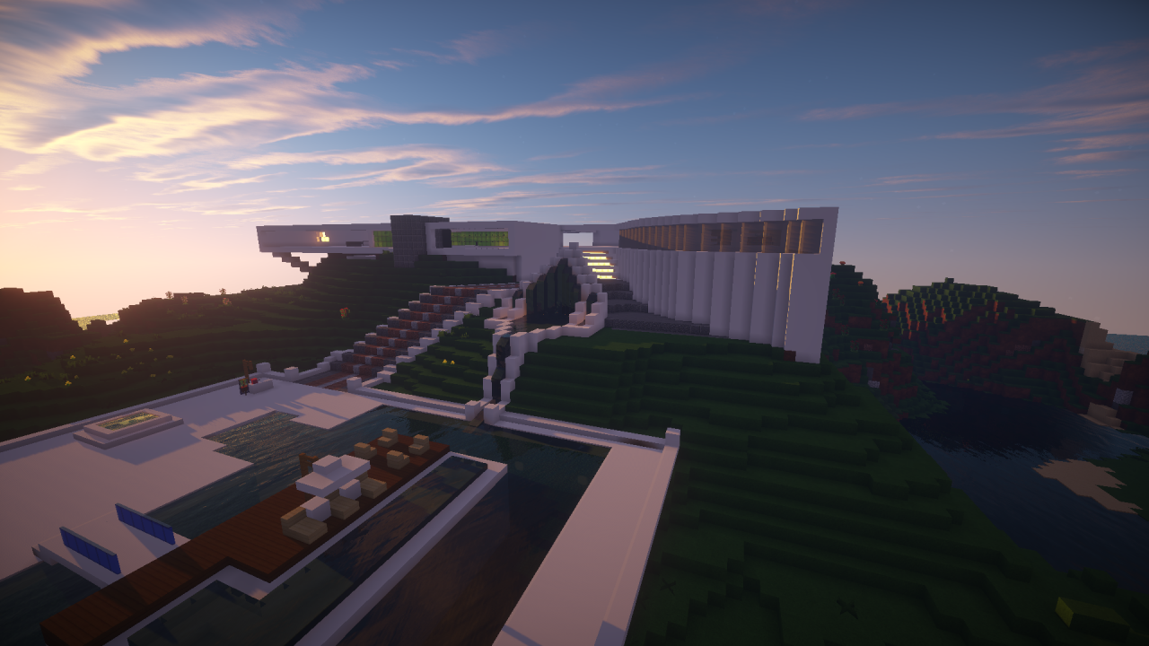 Architecture project landscape Minecraft Map
