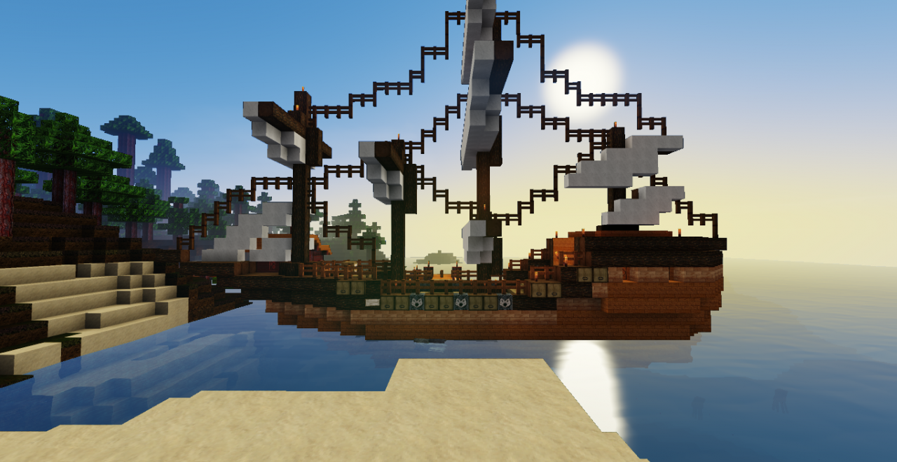 L.J. Hart (a clipper ship) Minecraft Map