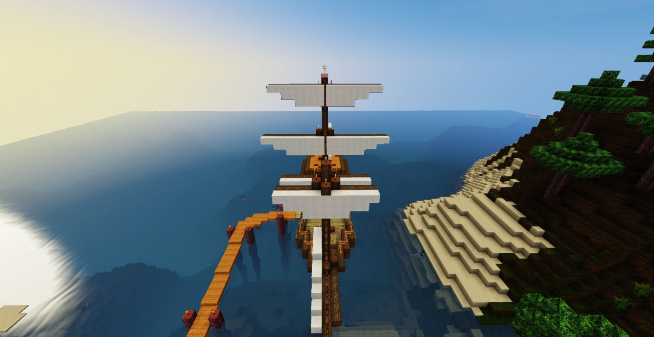 L.J. Hart (a clipper ship) Minecraft Map