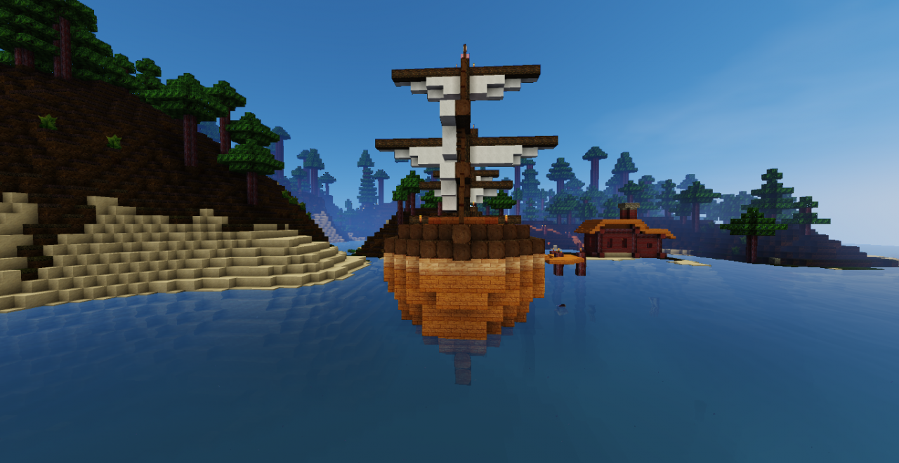 L.J. Hart (a clipper ship) Minecraft Map