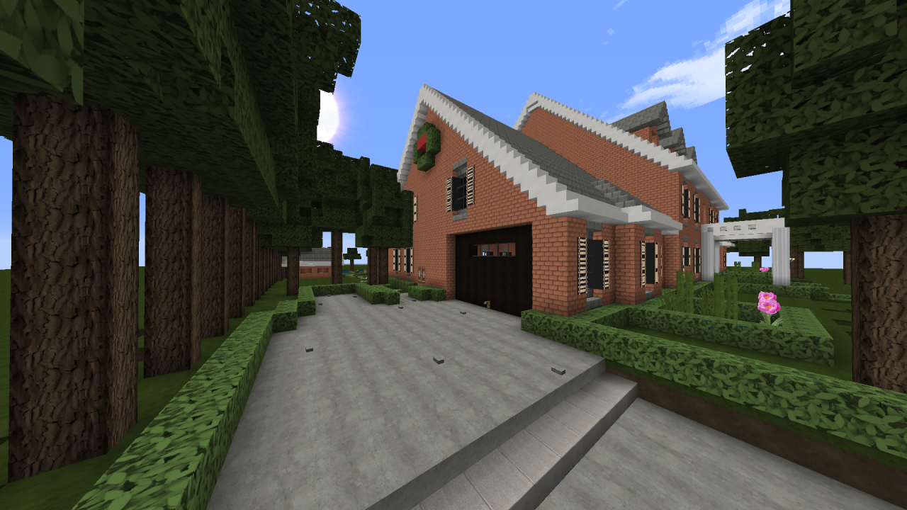Huge Colonial Style House!! Exterior only!! Minecraft Map